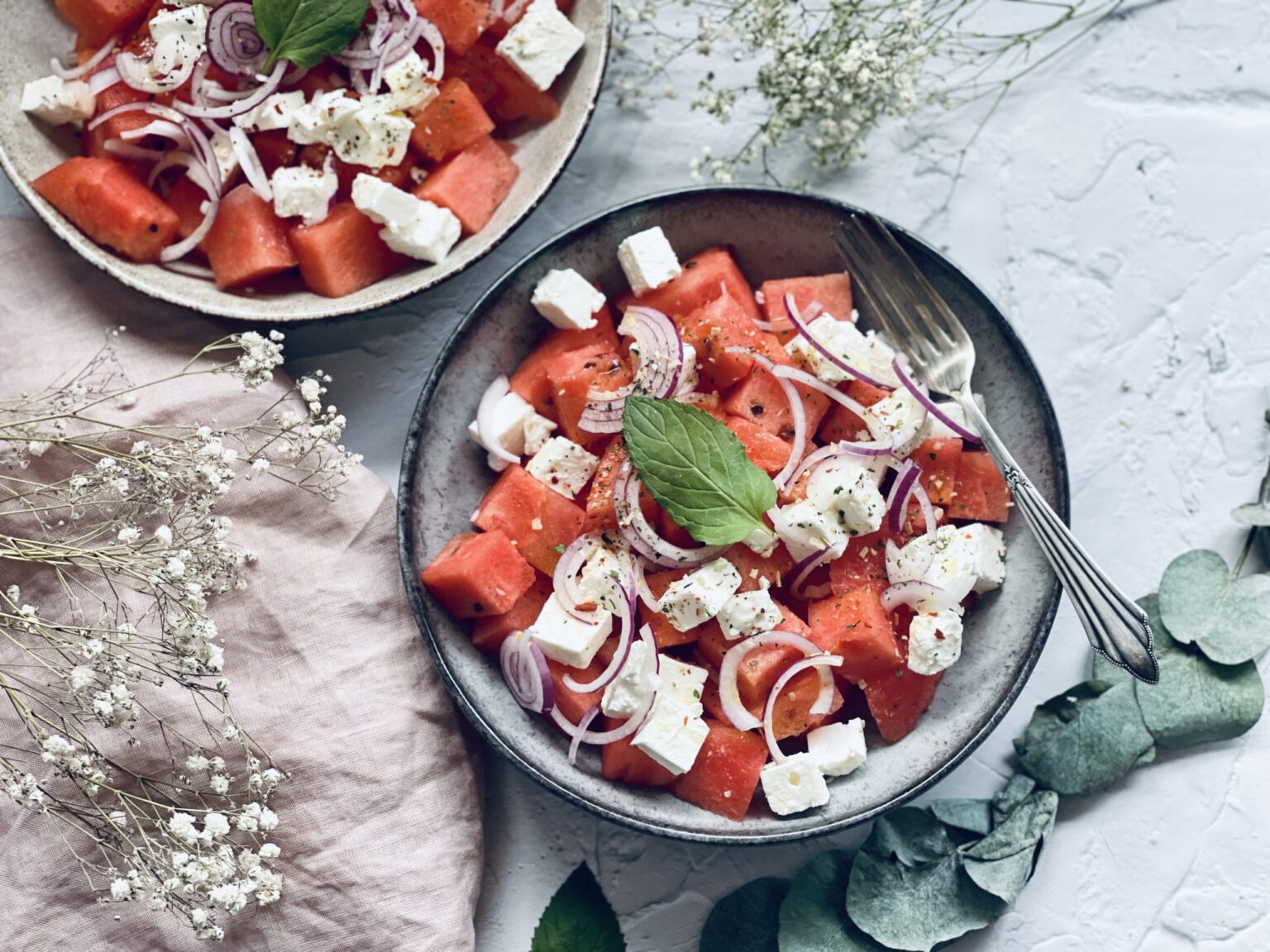 Melonen-Feta-Salat – Rezept – Jussilicious-Foodblog
