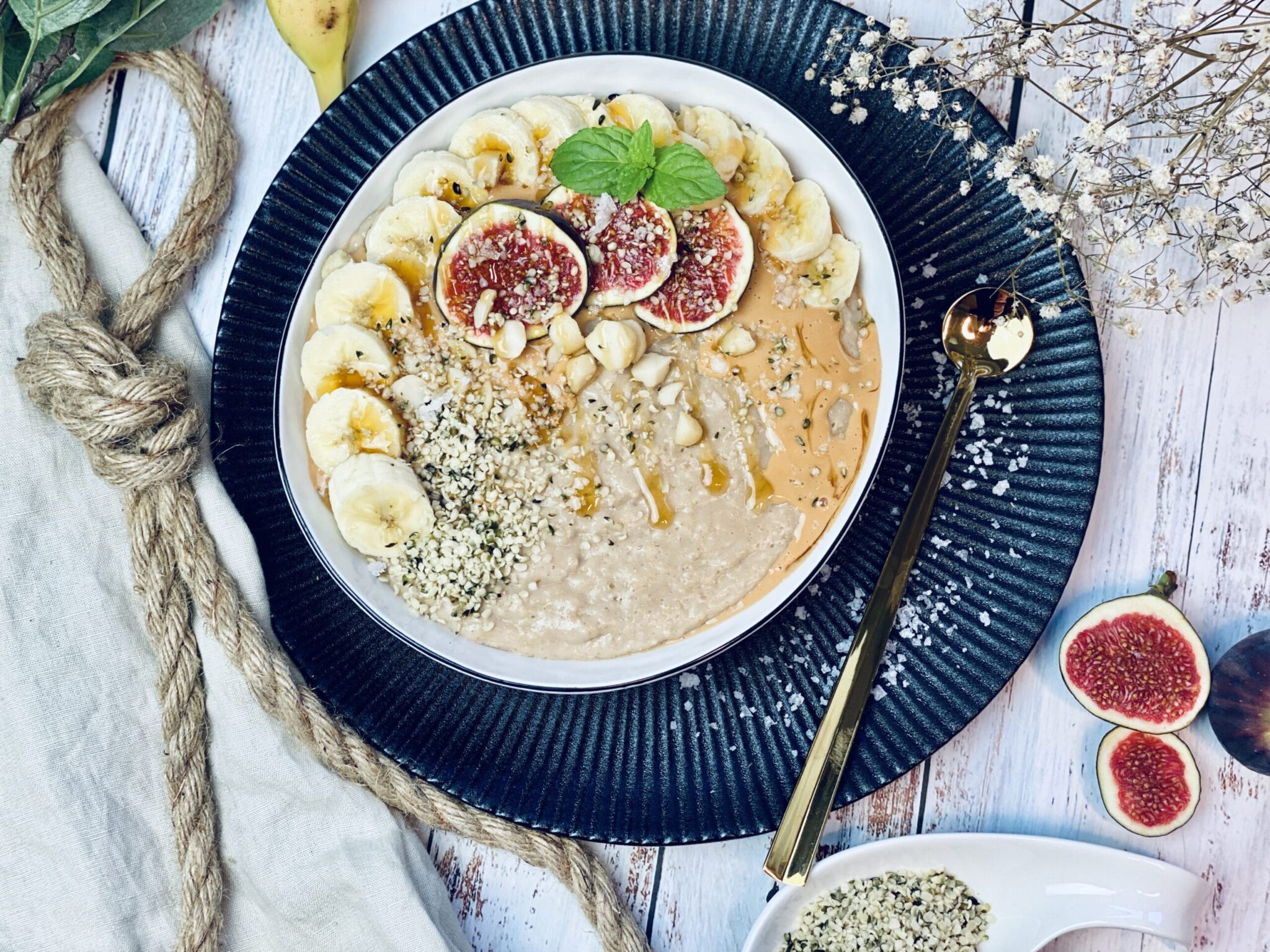 Zuckerfreies Salted-Caramel-Porrigde Rezept – Jussilicious-Foodblog